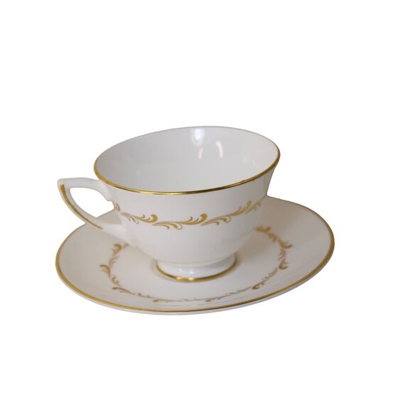 Royal Doulton | Dining | Royal Doulton Rondo Teacup Saucer Set Vintage ...